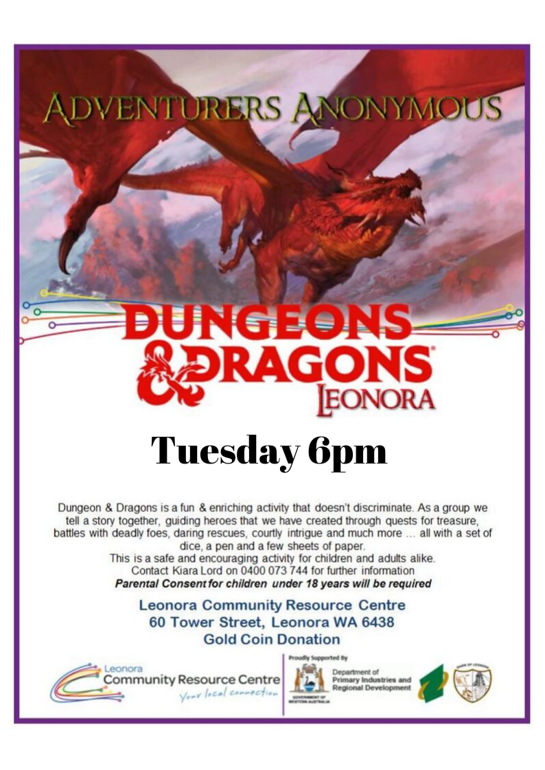 Dungeons and Dragons » Shire of Leonora