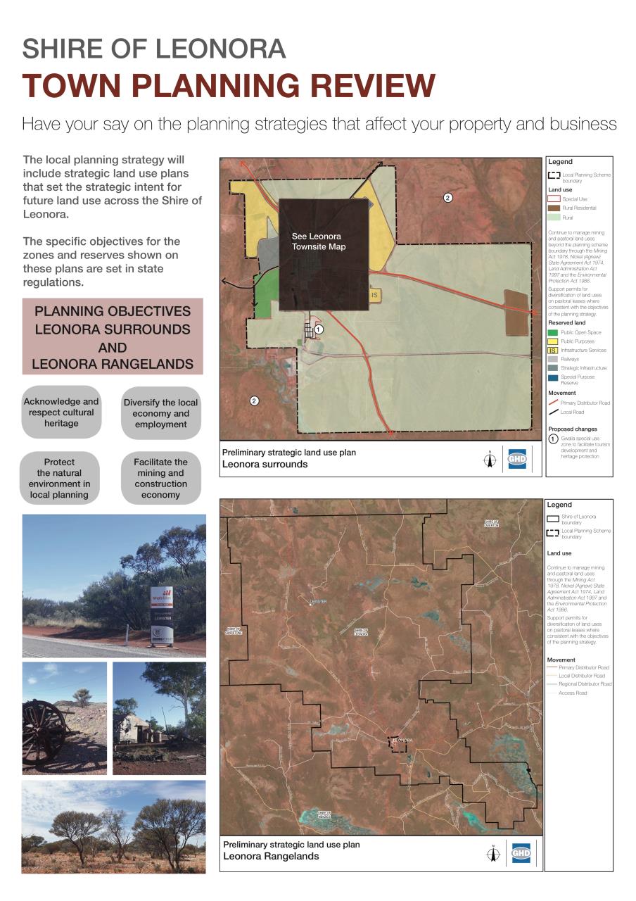 News Story - Town Planning Review- Stage 3 » Shire of Leonora