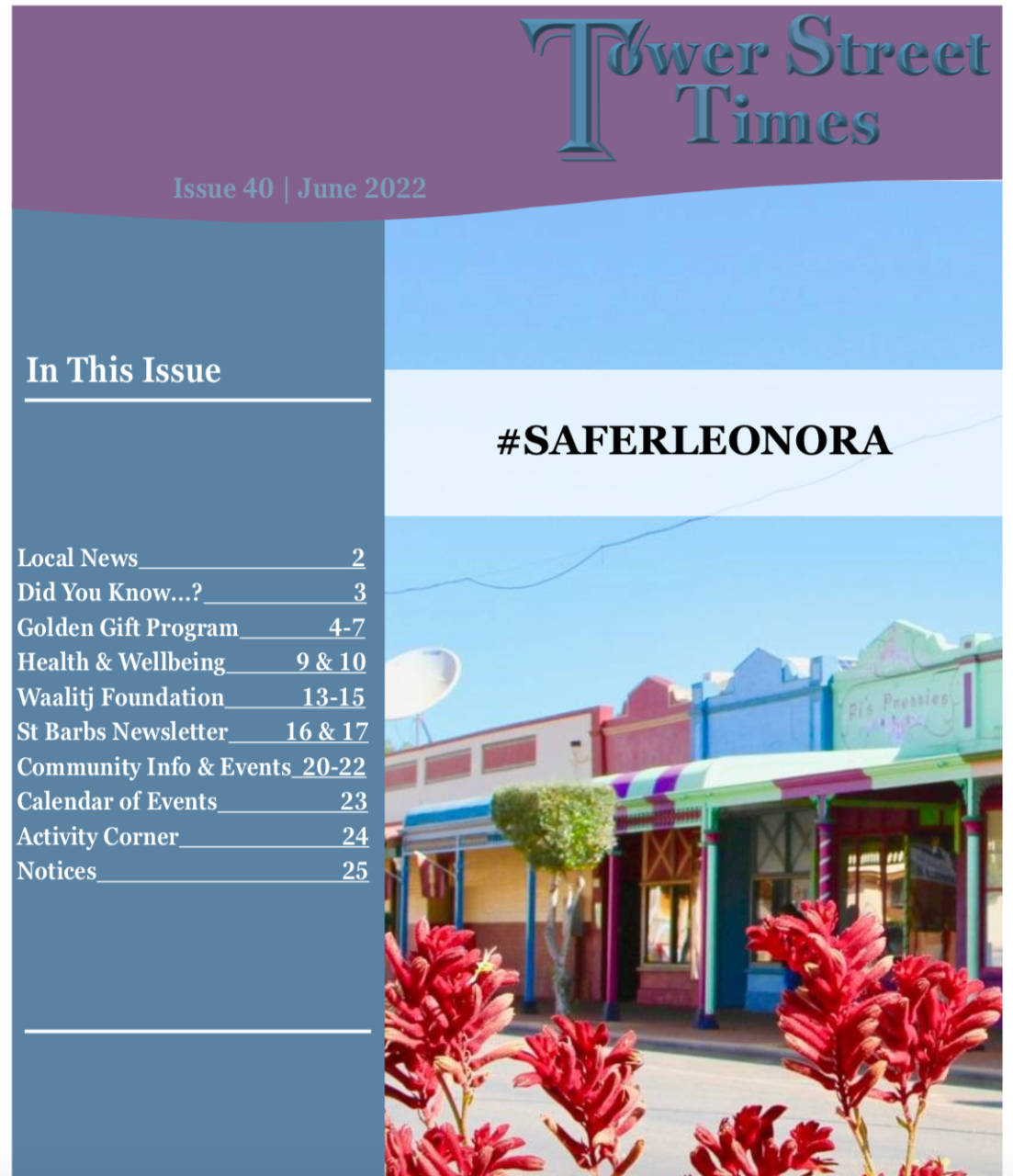 News Story - June Tower Street Times » Shire of Leonora